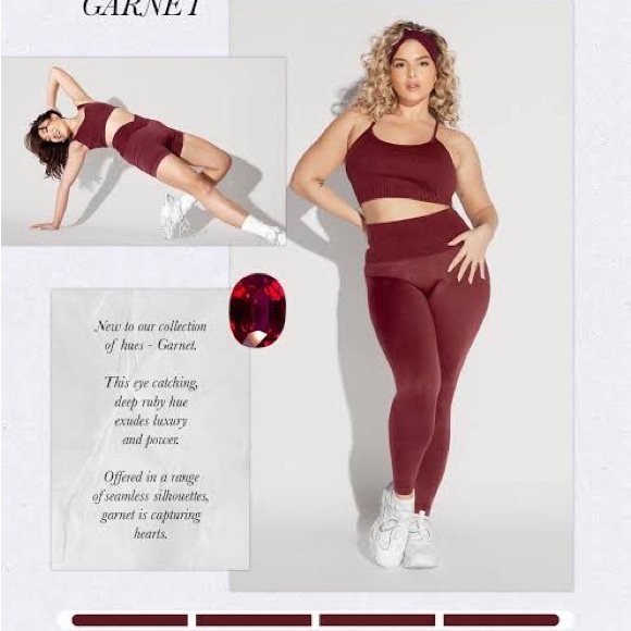 POPFLEX | Intimates & Sleepwear | Whats The Scoop Seamless Bra Garnet ...